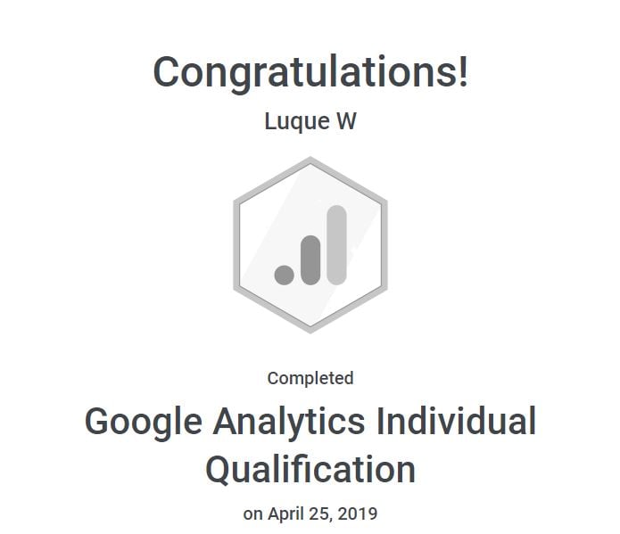 Google Analytics Qualification
